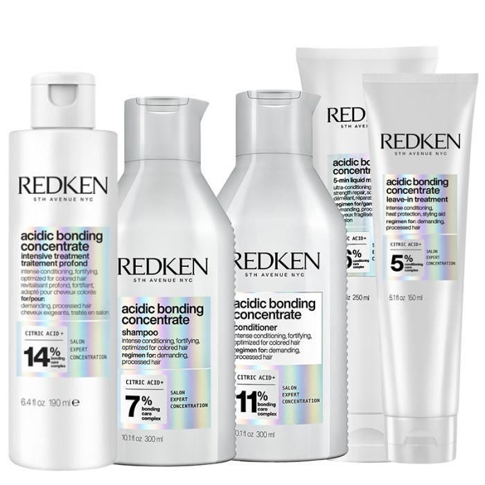 Redken Acidic Bonding Concentrate Intensive Pre-Treatment, Shampoo ...